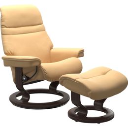 Relaxsessel stressless, B:79cm H:103cm T:73cm, gelb, Leder BATICK: BATICK ist ein leicht korrigiertes, durchgefärbtes und genarbtes Möbelleder, bei