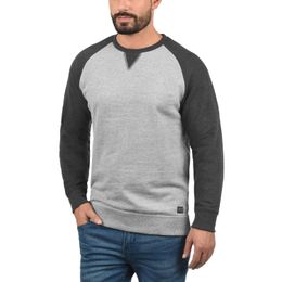 Longpullover Blend "BHAari", Herren, Gr. XXL, zink mix, Sweatware, 60% Baumwolle, 40% Polyester, regular fit, Rundhals, eingesetzt, Pullover Longpullover, Pullover mit Rundhalsausschnitt