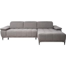 Ecksofa WERK2, B:277cm H:82cm T:177cmgrau, 100% Polyester, Wohnzimmer, Sofas, "Memo Focus-S"