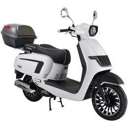 Gt Union Motorroller "Venis 45 (mit/ohne Topcase)", mit Topcase, 45 km/h, wei&szlig;, Motorroller, mit USB-Anschluss