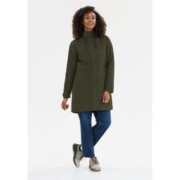 Outdoorjacke WHISTLER "Mullie V2", Damen, Gr. 36, dunkelgrün, 100% Polyester, unifarben, normal, ohne Ausschnitt, Jacken Outdoorjacke, mit wasserdichter Membran