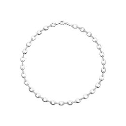 Collier Jobo "Kette ohne Anhänger", silber 925, Halsketten, Damen, Silber 925 (Sterlingsilber), L: 45, Collier, 925 Silber mit 196 Zirkonia 45 cm