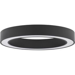 NOVA LUCE LED-Hängeleuchte "MORBIDO", 1, Ø 60cm, 1 Stk., schwarz, Leuchten
