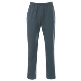 Jerseyhose TRIGEMA "TRIGEMA Freizeithose aus 100% Baumwolle", Damen, Gr. XL, US-Gr&ouml;&szlig;en, grau (anthrazit), 100% Baumwolle, Hosen Jerseyhose