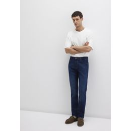 Straight-Jeans Mavi "MARCUS", Herren, Gr. 31, Länge 30, vintage indigo comfort, 99% Baumwolle, 1% Elasthan, slim fit normal, Jeans Straight-Jeans, Slim Straight Jeans