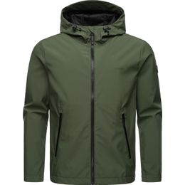 Ragwear Herren Softshelljacke "Shellwie", gr&uuml;n, Gr. S, Obermaterial: 100% Polyester; Futter: 100% Polyester, Jacken, Wasserdichte Herren