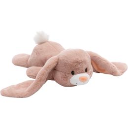 Nici Kinder Kuscheltier "Winter, Hase Fjella, 45 cm", braun, Plüsch, B:24cm H:14cm L:45cm, Plüschfiguren