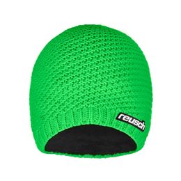 Reusch Damen Beanie "Aron Beanie", gr&uuml;n, unifarben, 100% Polyacryl, M&uuml;tzen, mit w&auml;rmem Futter