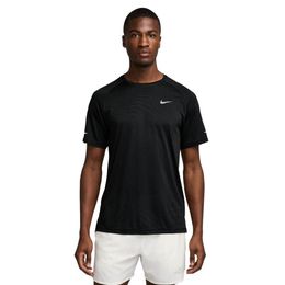 Nike Dri-Fit Stride Jacquard SS Bekleidung Herren schwarz