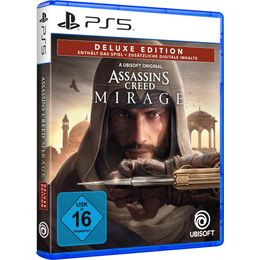 Ubisoft Spielesoftware "Assassin's Creed Mirage Deluxe Edition -", PlayStation 5, braun, Spielesoftware