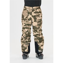 Skihose SLOPE "Killy", Herren, Gr. XXL, US-Gr&ouml;&szlig;en, dunkelgr&uuml;n, 100% Polyester, bedruckt, lang, Hosen Skihose, mit wasserdichter Membran und getapten N&auml;hten
