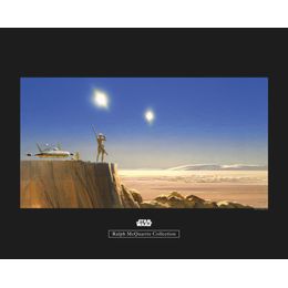 Komar Bild "Star Wars Classic RMQ Mos Eisley Edge", B/H/T: 50cm x 40cm, Star Wars, 1 Stk., bunt, Wohnzimmer, Bilder, Wandbild zur Dekoration im