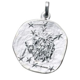 Sternzeichenanh&auml;nger Jobo "Anh&auml;nger Sternzeichen", silber 925, Schmuckanh&auml;nger, Damen, L&ouml;we, Silber 925 (Sterlingsilber), 925 Silber rund