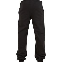 Urban Classics Herren Jogginghose "Urban Classics Basic Loose Sweatpants"schwarz, Gr. XXXL, unifarben, 80% Baumwolle, 20% Polyester, Hosen