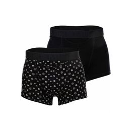 HOM Herren Boxershorts "Boxershort Boxer Briefs HO1 Joan 2 2P 2er Pack", Gr. S, schwarz, Obermaterial: 95% Baumwolle CO. 5% Elasthan EL., Unterhosen