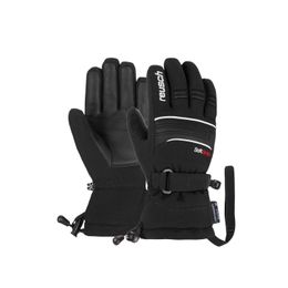 Skihandschuhe Reusch "Kondor R-TEX XT Junior", M&auml;dchen, Gr. 6,5, schwarz-wei&szlig; (wei&szlig;), 87% Polyester, 11% Polyurethan, 2% Elasthan, mehrfarbig, Handschuhe, mit atmungsaktiver Insert-Membran