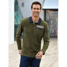 Catamaran Herren Langarmshirt "Langarm-Shirt", gr&uuml;n, Gr. 60, unifarben, 100% Baumwolle, Shirts