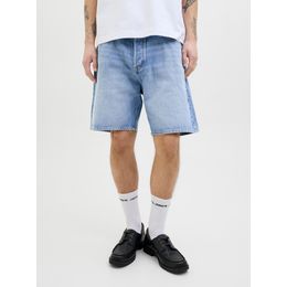 Jack & Jones JACK & JONES Herren Relaxshorts "JJITONY JJORIGINAL SHORTS SBD 210 SN", blau, Gr. L, unifarben, Web, Obermaterial: 100% Baumwolle, Hosen, im
