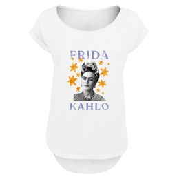 F4NT4STIC Damen T-Shirt "Frida Kahlo Star Graphic"weiß, Gr. S, Obermaterial: 100% Baumwolle, Shirts