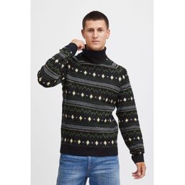 Blend Herren Rollkragenpullover "BHPullover", schwarz, Gr. XXXL, Grobstrick, 54% Polyester, 21% Polyacryl, 12% Nylon, 10% Wolle, 3% Elasthan,