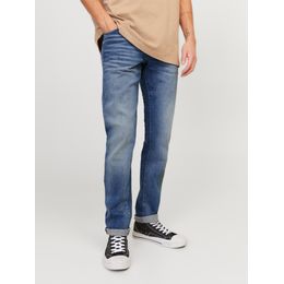 Jack & Jones JACK & JONES Herren Slim-fit-Jeans "JJIGLENN JJICON JJ 619 50SPS NOOS", blau, Gr. 31, Abriebeffekte, Denim/Jeans, Obermaterial: 92% Baumwolle, 8%