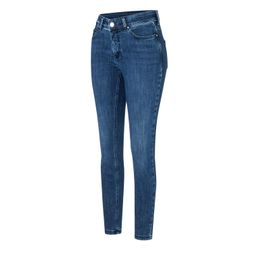 MAC Damen Skinny-fit-Jeans, blau, Gr. 42, unifarben, Denim/Jeans, Obermaterial: 82% Baumwolle, 9% Polyester, 5% Elastomultiester, 4% Elasthan, Jeans,