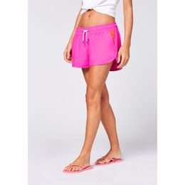 Chiemsee Damen Badeshortspink glo, Gr. XS, 100% Polyester, Badehosen