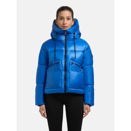 Khujo Damen Winterjacke "Luna"royalblau, Gr. XXL, Obermaterial: 100% Nylon; Innenfutter: 100% Polyester; Wattierung: 100% Polyester; Ärmelfutter: