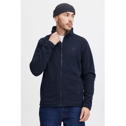 Blend Herren Cardigan "BHFlinne", blau, Gr. S, unifarben, Fleece, 100% Polyester, Strickjacken, Gem&uuml;tliche Fleecejacke