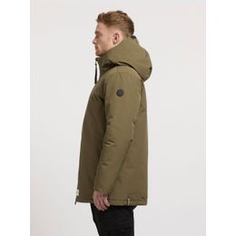 Khujo Herren Kurzmantel "Nedd", braun, Basic, Gr. S, Obermaterial: 85% Polyester, 15% Baumwolle. Innenfutter: 100% Polyester. Wattierung: 100%
