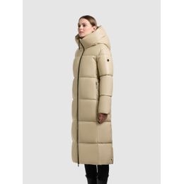Khujo Damen Steppmantel "Destiny", beige, Gr. XL, Obermaterial: 100% Polyurethan. Innenfutter: 100% Polyester. Wattierung: 100% Polyester.