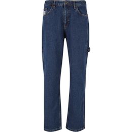 Bequeme Jeans Karl Kani "Karl Kani Herren KK Retro Baggy Workwear Denim", Herren, Gr. 28, Normalgr&ouml;&szlig;en, rinse blau, 100% Baumwolle, unifarben, normal, Jeans