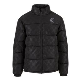 Karl Kani Damen Winterjacke "Karl Kani KK OgAop Puffer Jacket"schwarz, Gr. XS, mehrfarbig, 100% Polyester, Jacken