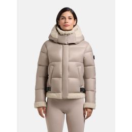 Khujo Damen Winterjacke "Nessie2"beige, Gr. M, Obermaterial: 100% Nylon; Innenfutter: 100% Polyester; Wattierung: 100% Polyester; &Auml;rmelfutter: 100%