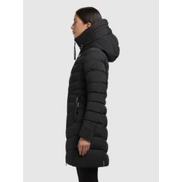 Khujo Damen Steppmantel "Tuhani5", schwarz, Gr. XL, Obermaterial: 100% Polyester. Innenfutter: 100% Nylon. Wattierung: 100% Polyester, M&auml;ntel,