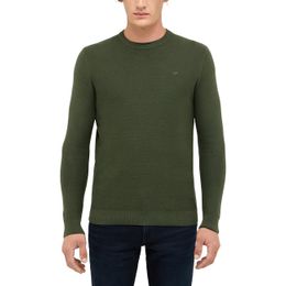 Mustang Herren Cardigan "Herren Style Elliot"khaki, Gr. L, Strick, 100% Baumwolle, Strickjacken