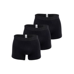 HOM Herren Boxershorts "Boxershort Tonal Pack 2 3P 3er Pack", Gr. L, schwarz, Obermaterial: 95% Baumwolle CO. 5% Elasthan EL., Unterhosen