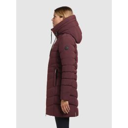 Khujo Damen Steppmantel "Tuhani5", braun, Gr. XL, Obermaterial: 100% Polyester. Innenfutter: 100% Nylon. Wattierung: 100% Polyester, M&auml;ntel,