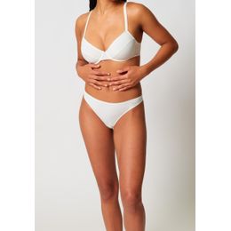 Skiny Damen String "Elementalace", Gr. 34ivory, Microfaser, Obermaterial: 85% Polyamid, 15% Elasthan, Unterhosen, feminine Spitze am Bund,
