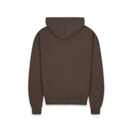 DROPSIZE Herren Sweatjacke "Dropsize Herren Super Heavy Blank Zip-Hoodie", braun, Gr. XXL, unifarben, 70% Baumwolle, 30% Polyester, Sweatjacken