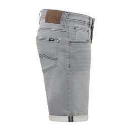 Mustang Herren Regular-fit-Jeans "Herren Style Chicago Shorts", grau, Gr. 32, unifarben, Denim/Jeans, 83% Baumwolle, 15% Polyester, 2% Elasthan, Jeans