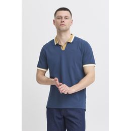 Blend Herren Poloshirt "BHEVO", blau, Gr. XL, colorblocking, Web, 100% Baumwolle, Shirts, Lässiges Poloshirt