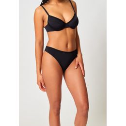 String Skiny "Elementalace", Damen, Gr. 40, schwarz, Microfaser, Obermaterial: 85% Polyamid, 15% Elasthan, k&ouml;rpernah, Unterhosen String, feminine Spitze am Bund, Mikrofaser, elastisch