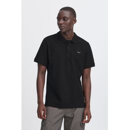 Blend Herren Poloshirt "BHPrilo", schwarz, Gr. XXXL, unifarben, Web, 100% Baumwolle, Shirts, Klassisches Poloshirt mit Stickerei