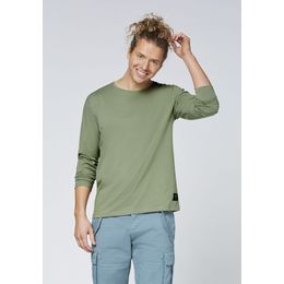 Chiemsee Herren Langarmshirt, gr&uuml;n, Gr. M, 100% Baumwolle, Shirts