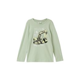 s.Oliver JUNIOR M&auml;dchen T-Shirtlight khaki, Gr. 116, bedruckt, Jersey, Obermaterial: 100% Baumwolle, Shirts