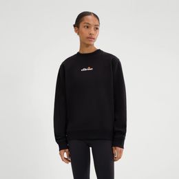 Sweatshirt Ellesse, Damen, Gr. 36, schwarz, Obermaterial: 70% Baumwolle, 30% Polyester, Rundhals, Sweatshirts Sweatshirt