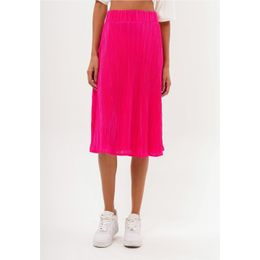 FRESHLIONS Damen Sommerrock "Danica", pink, Gr. M, 100% Polyester, R&ouml;cke, im einfarbigen Design