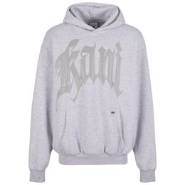 Karl Kani Damen Kapuzensweatshirt "Karl Kani KK Puffy Kani Os Hoodie"grau, Gr. M, 70% Baumwolle, 30% Polyester, Sweatshirts