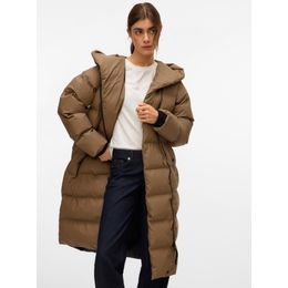 V&eacute;ro Moda VERO MODA Damen Steppmantel "VMMIRIAM LONG COATED COAT BOO"cub, Gr. XS, unifarben, Steppware, Obermaterial: 100% Polyester, M&auml;ntel